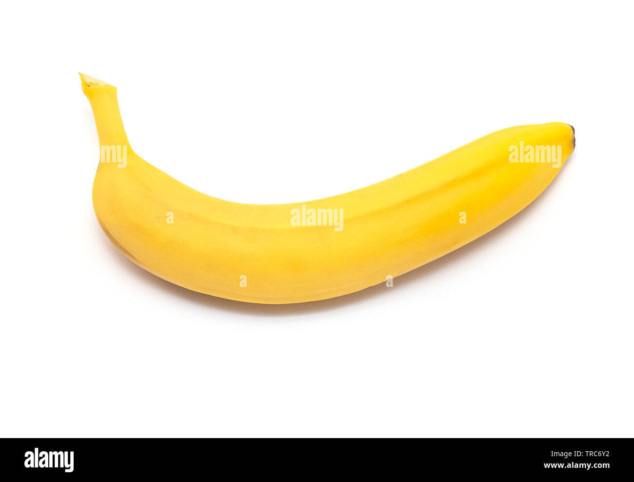 Natural Fresh yellow Banana Fruit isolated on White Background Stock ...