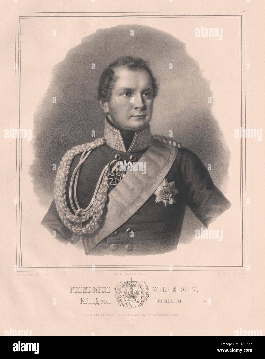 Frederick Wilhelm IV, King of Prussia, Additional-Rights-Clearance-Info ...