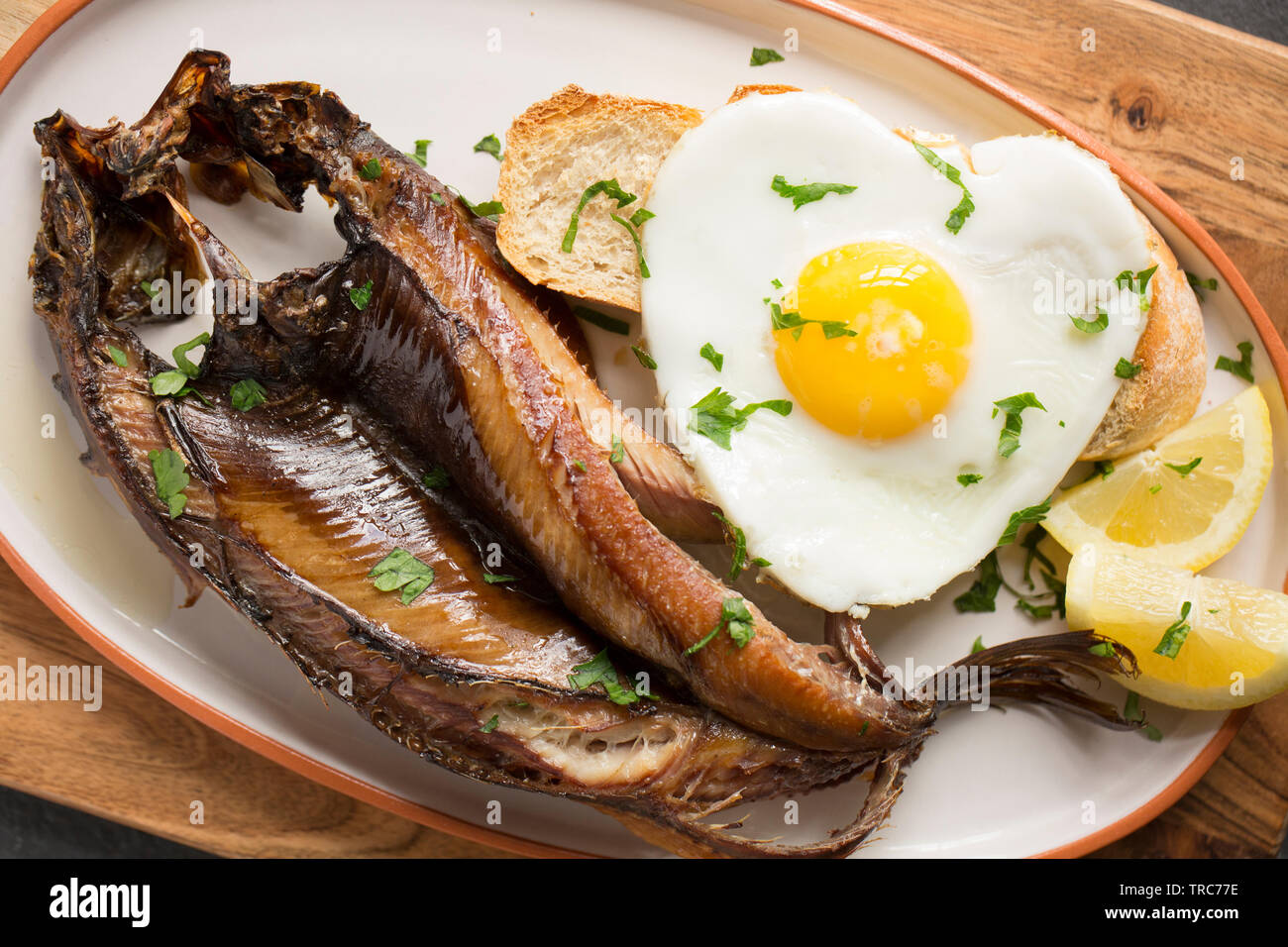 Kippers breakfast hi-res stock photography and images - Alamy