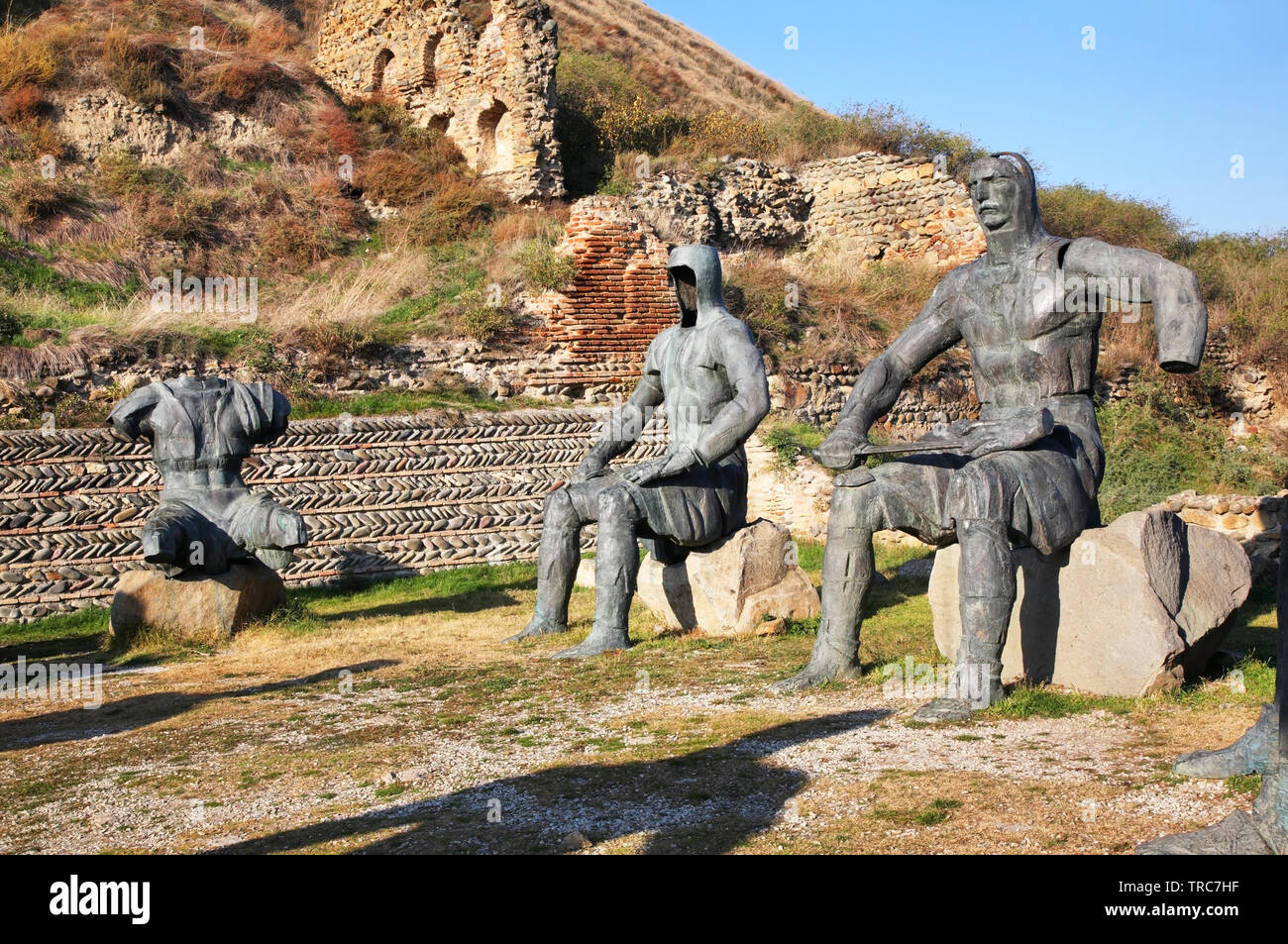 Monument to defenders of Gorisiche fortress in Gori. Shida Kartli ...