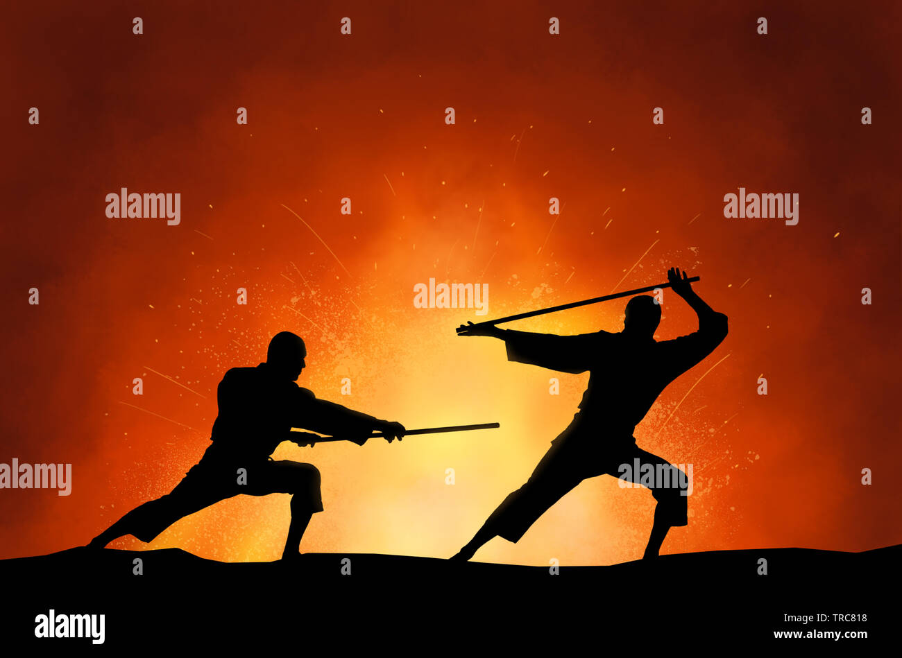 Kung fu sunset hi-res stock photography and images - Alamy