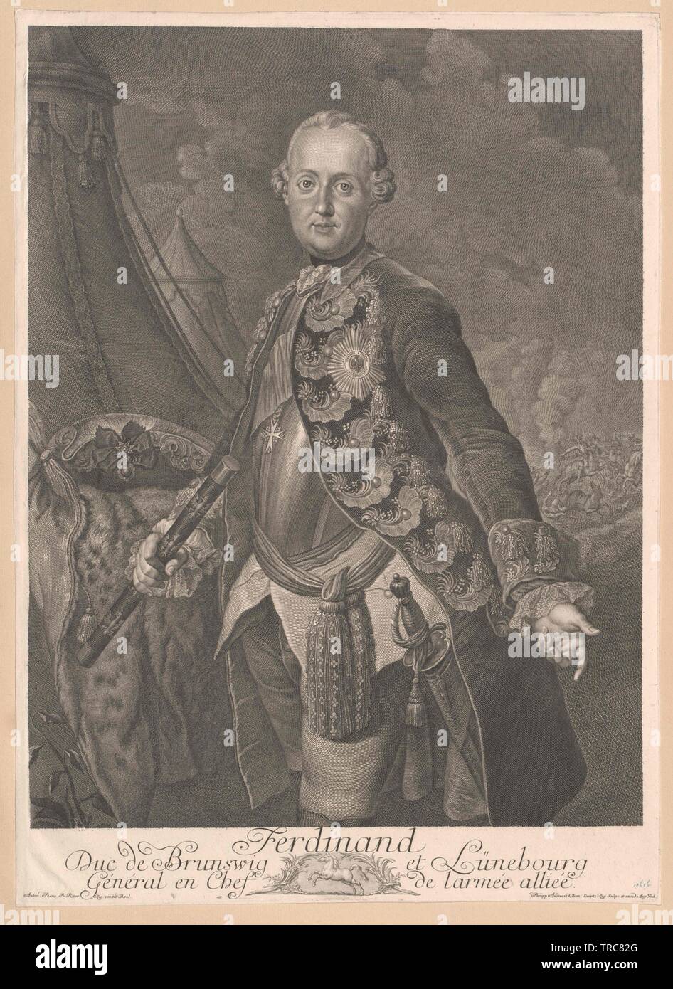 Duke ferdinand of brunswick wolfenbuettel hi-res stock photography and ...