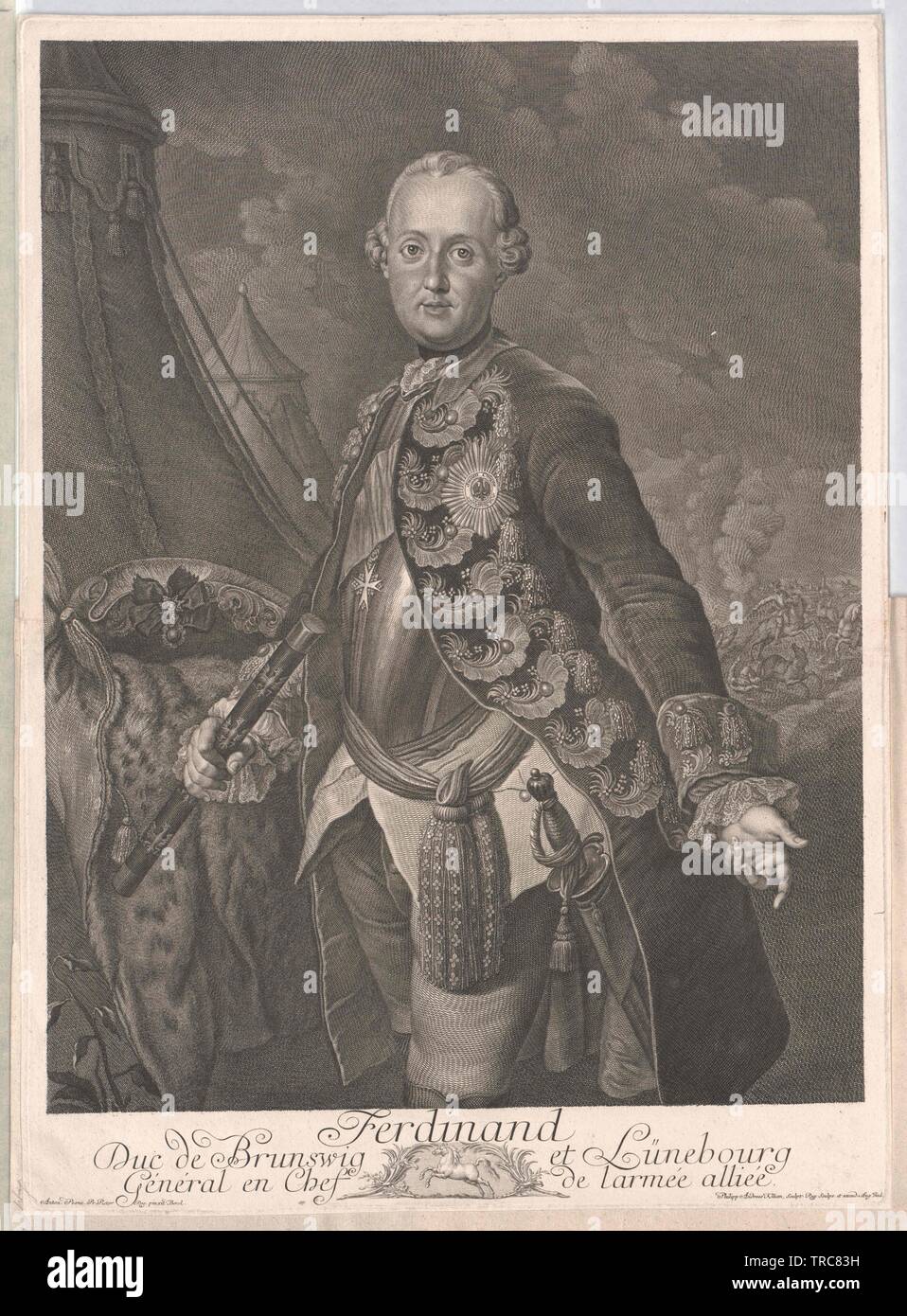 Duke ferdinand of brunswick wolfenbuettel hi-res stock photography and ...
