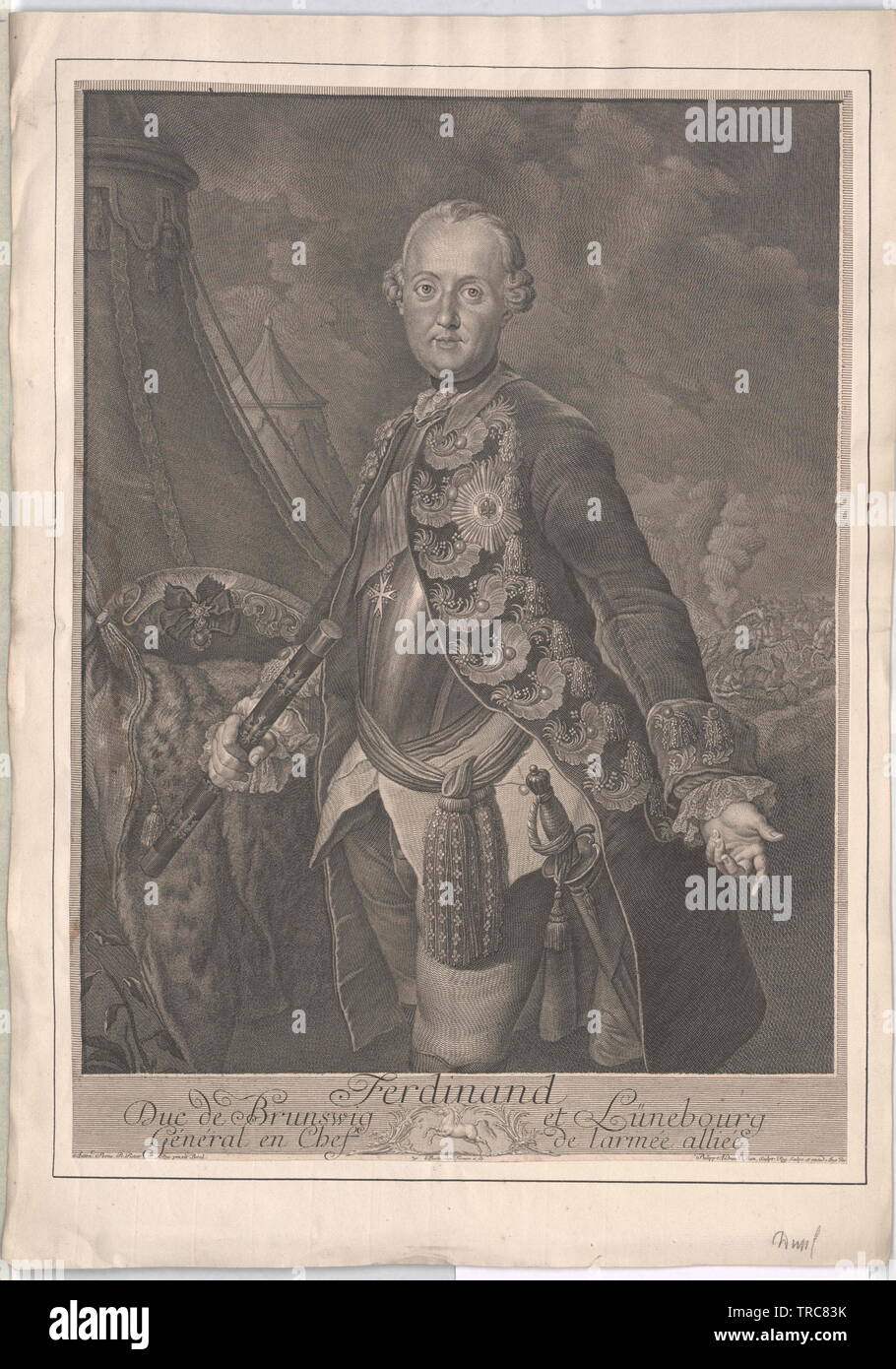Duke ferdinand of brunswick wolfenbuettel hi-res stock photography and ...