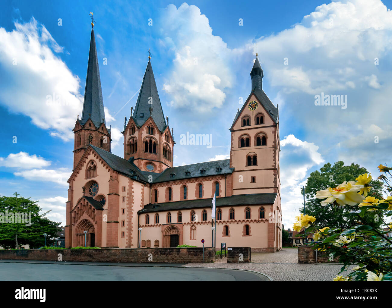 Marienkirche (Church St. Mary) in Gelnhausen, Germany Stock Photo - Alamy