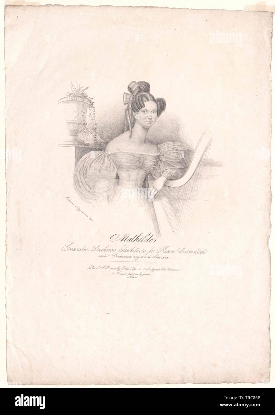 Mathilde, princess of Bavaria, Grand Duchess of Hesse and at Rhine ...