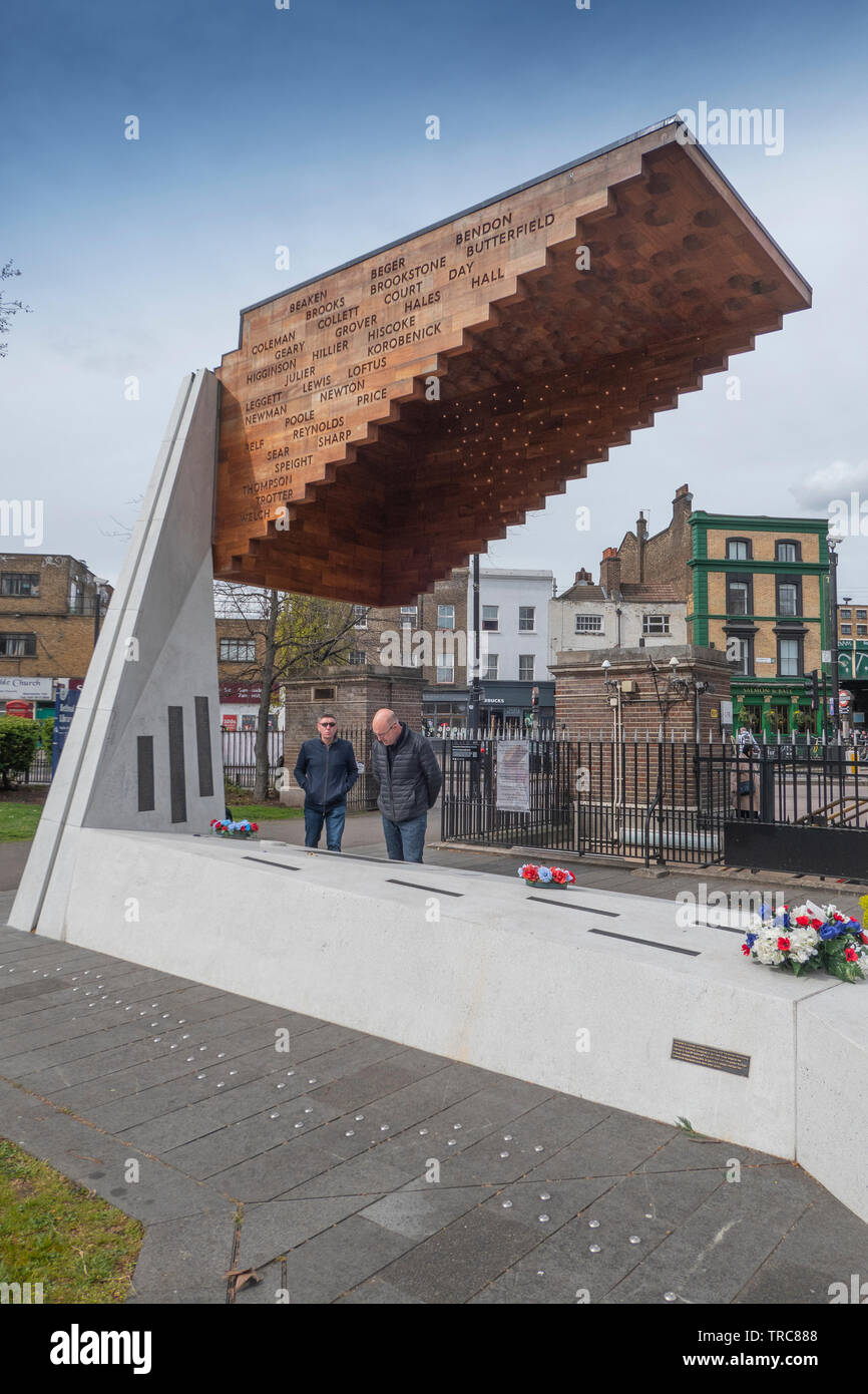 The Bethnal Green Memorial "Stairway to Heaven" in Bethnal Green ...