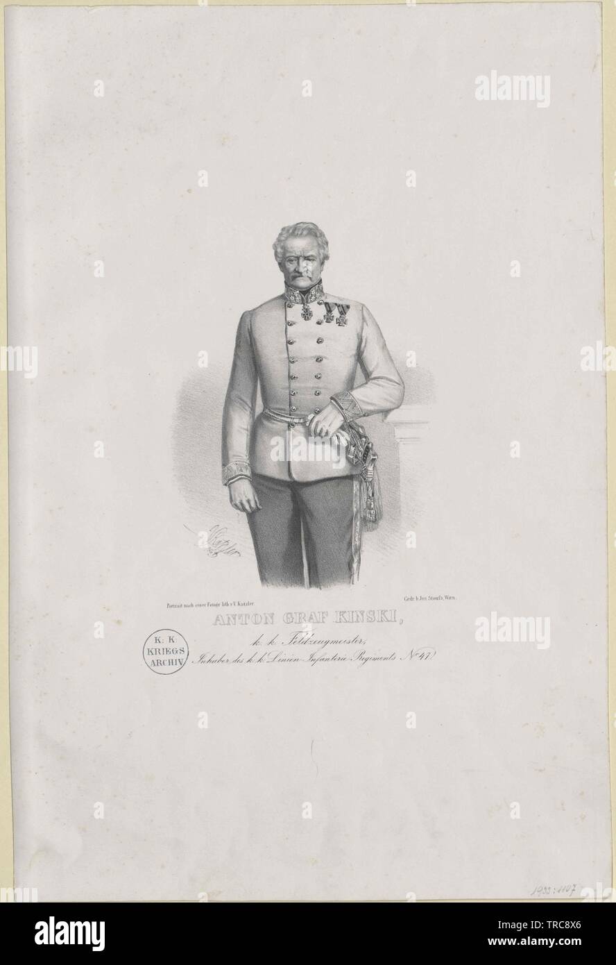 Count kinsky hi-res stock photography and images - Alamy