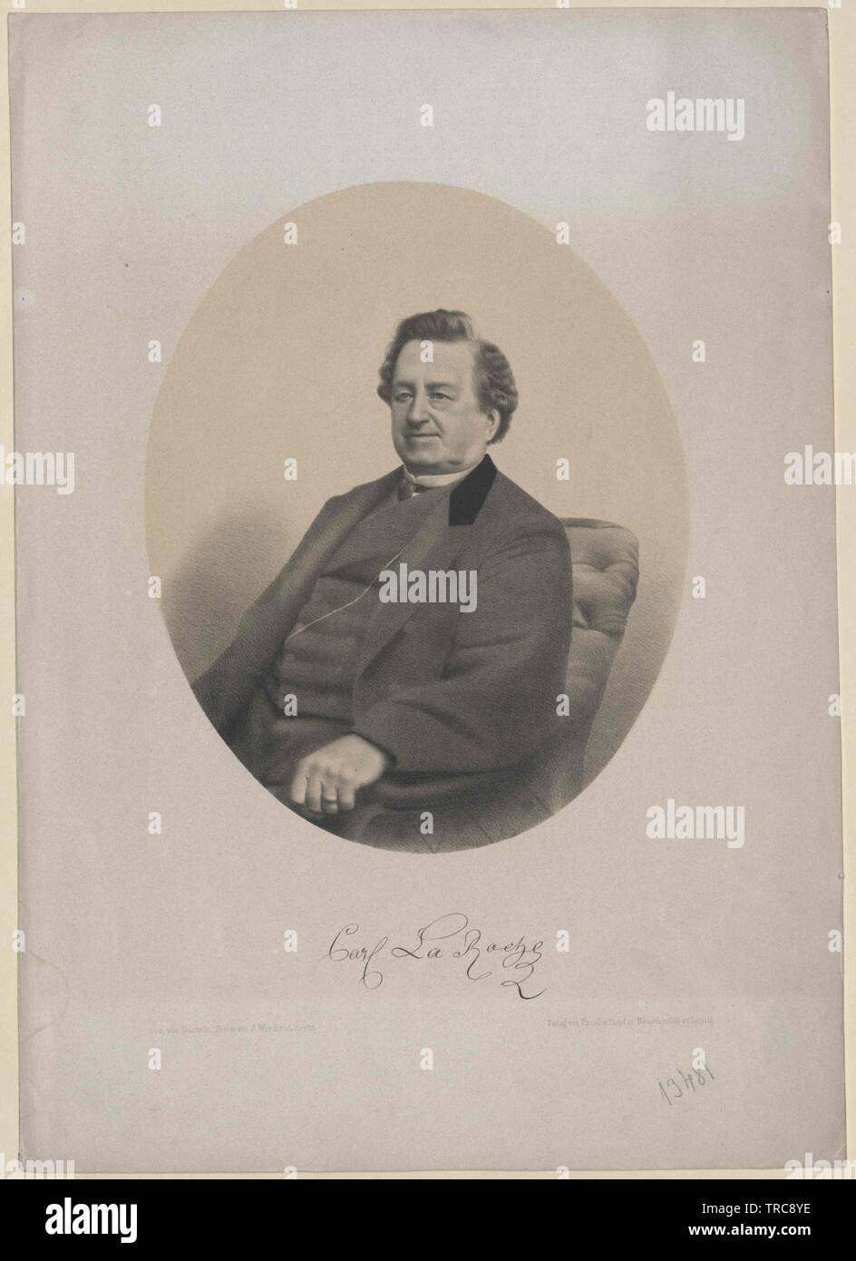 La Roche, Karl von, Additional-Rights-Clearance-Info-Not-Available ...