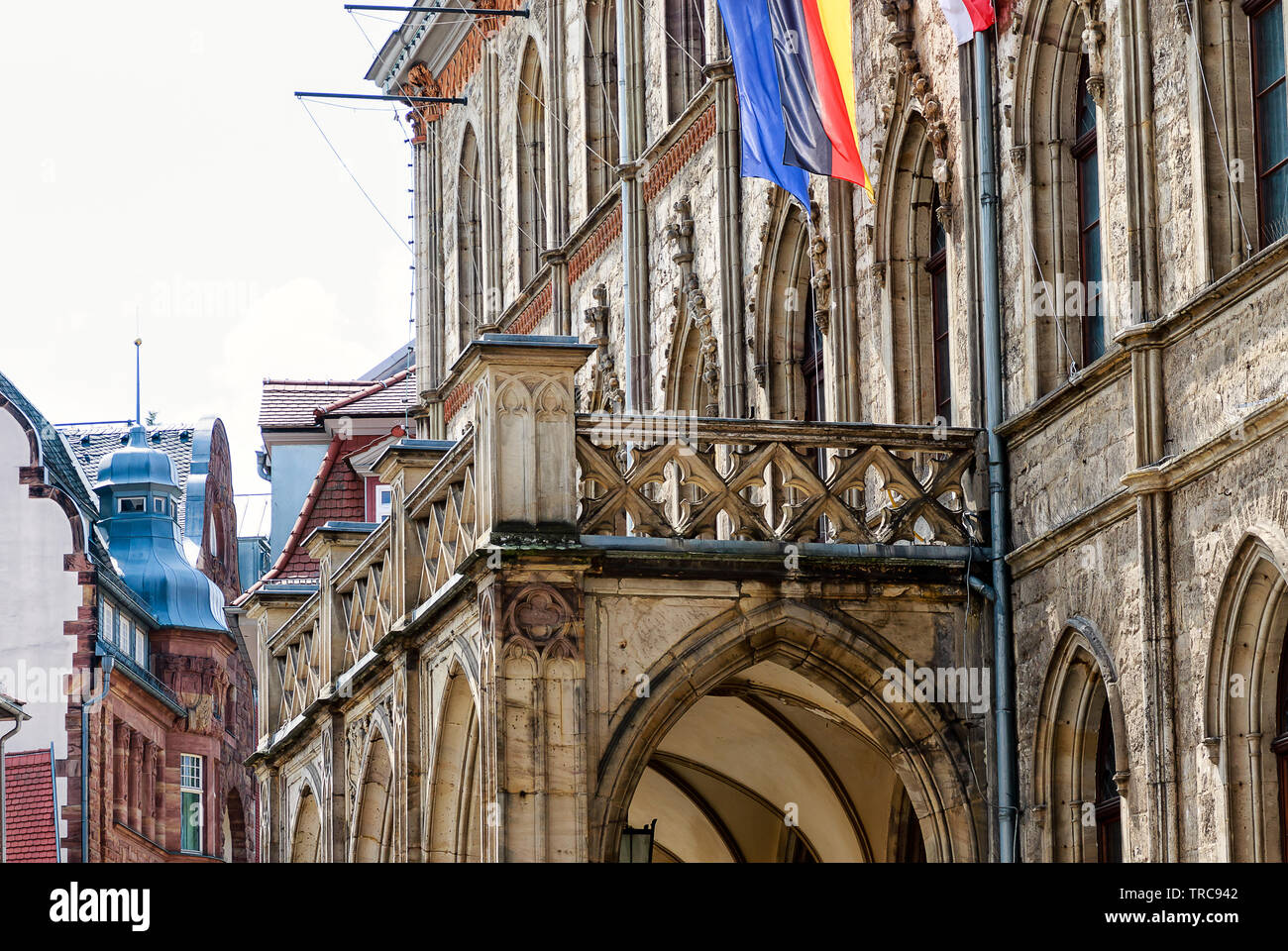 Town Hall in Goethe city Weimar, Germany Stock Photo - Alamy