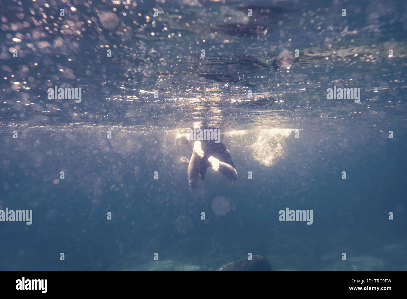 Athletic man ocean water hi-res stock photography and images - Alamy