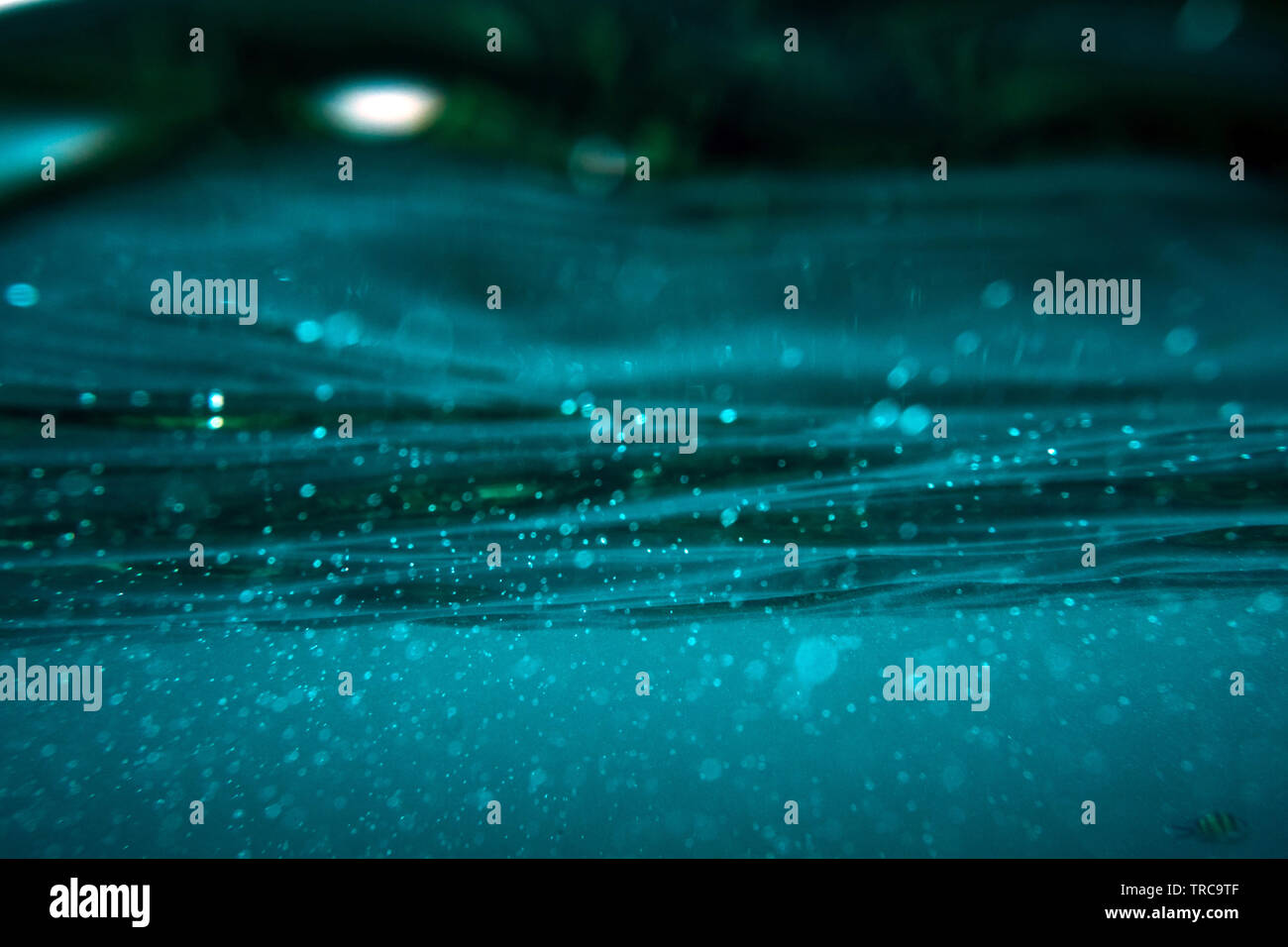 Underwater wave surface abstract background Stock Photo - Alamy