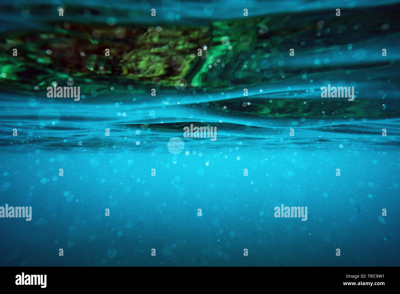 Underwater wave surface abstract background Stock Photo - Alamy