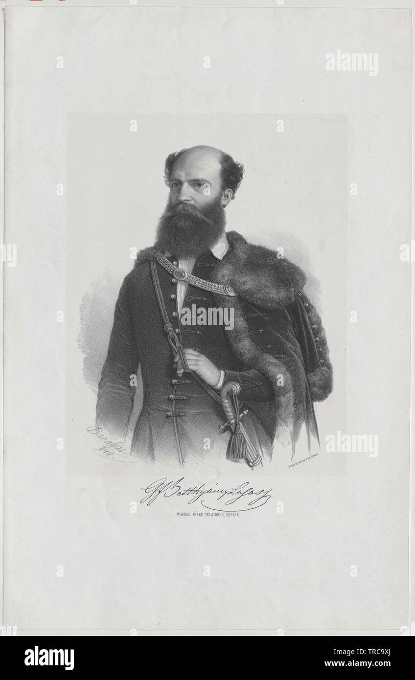 Batthyany, Louis count, wedding Minister in the Hungarian ministry of ...