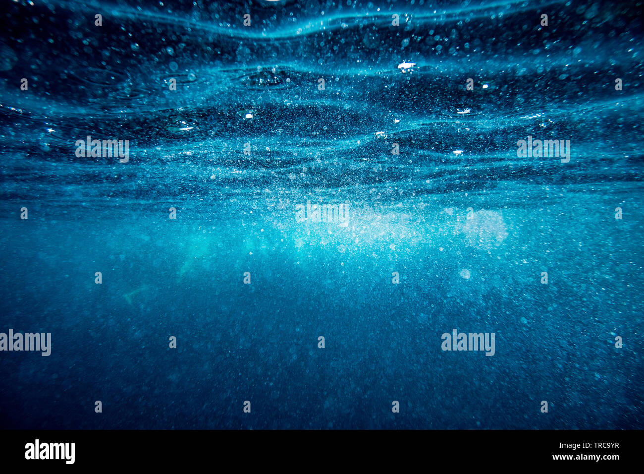 Underwater wave surface abstract background Stock Photo - Alamy