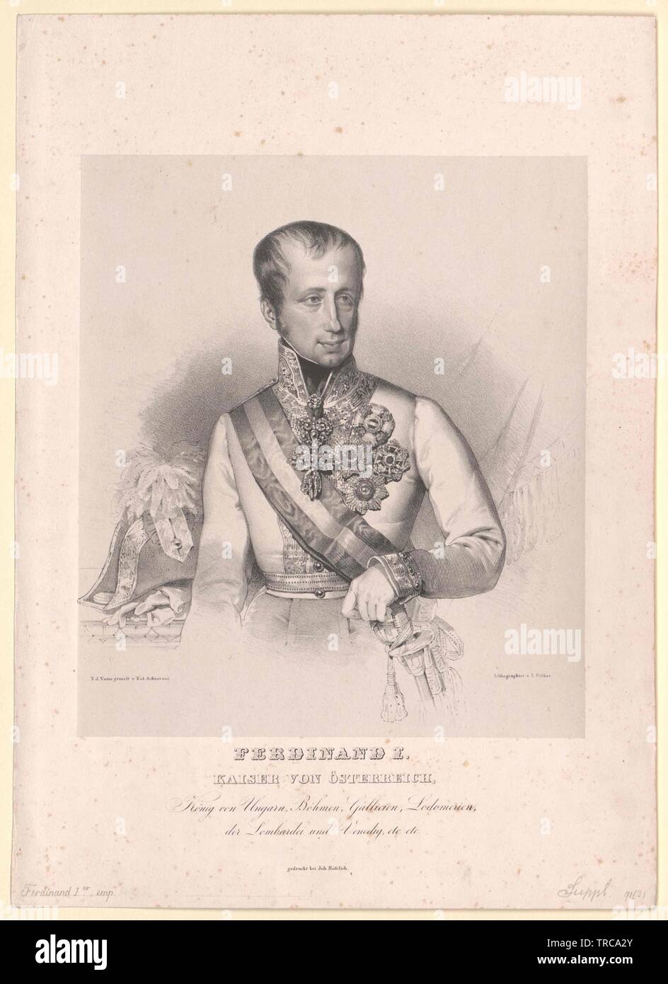 Ferdinand i of habsburg lorraine hi-res stock photography and images ...