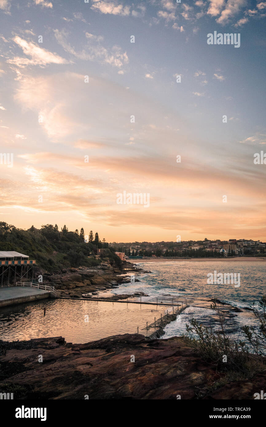 Coogee beach at sunset hi-res stock photography and images - Alamy