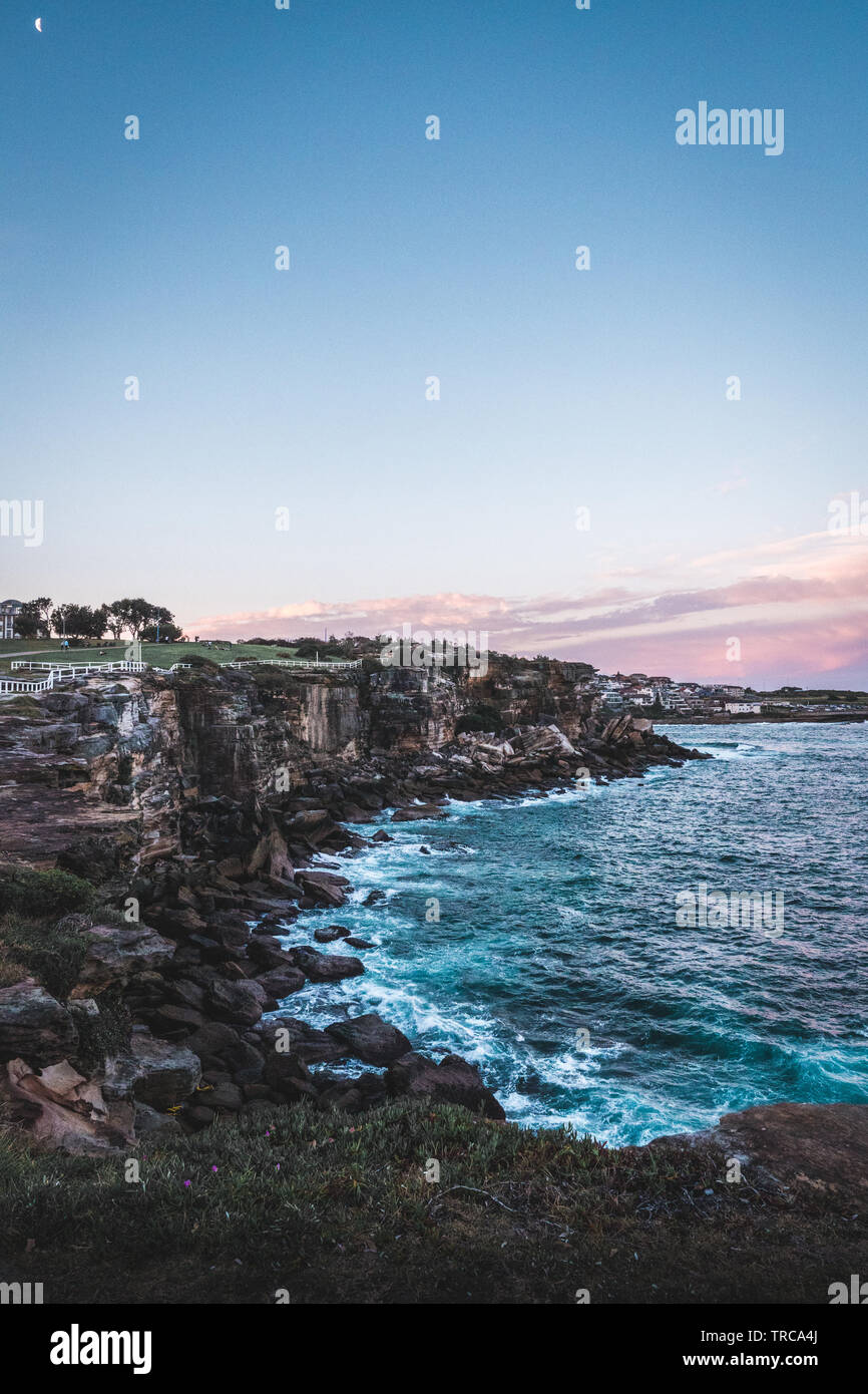 Coogee beach at sunset hi-res stock photography and images - Alamy