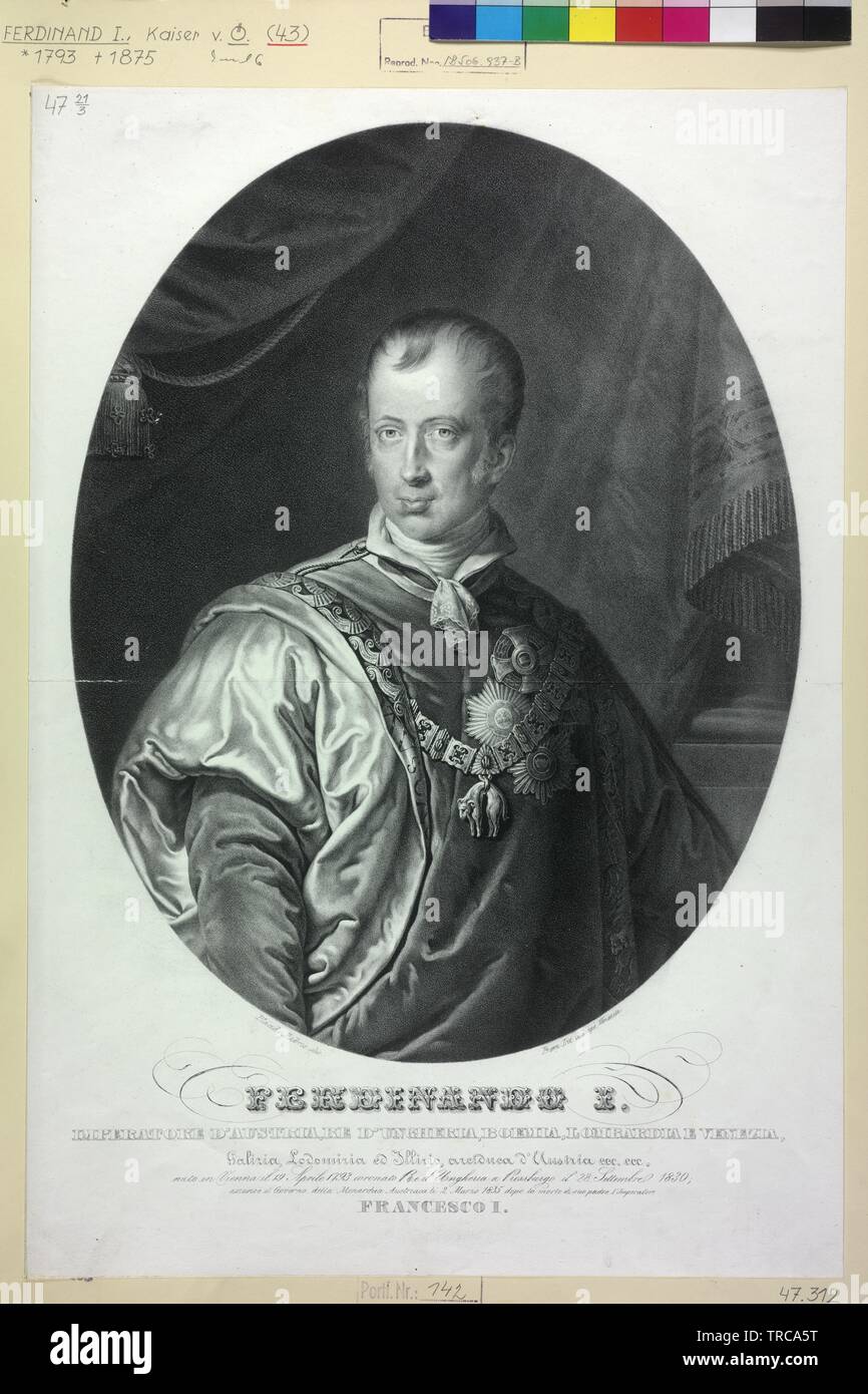 Ferdinand I, Emperor of Austria, Additional-Rights-Clearance-Info-Not ...