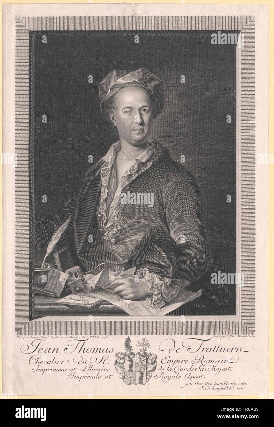 Johann thomas trattner hi-res stock photography and images - Alamy
