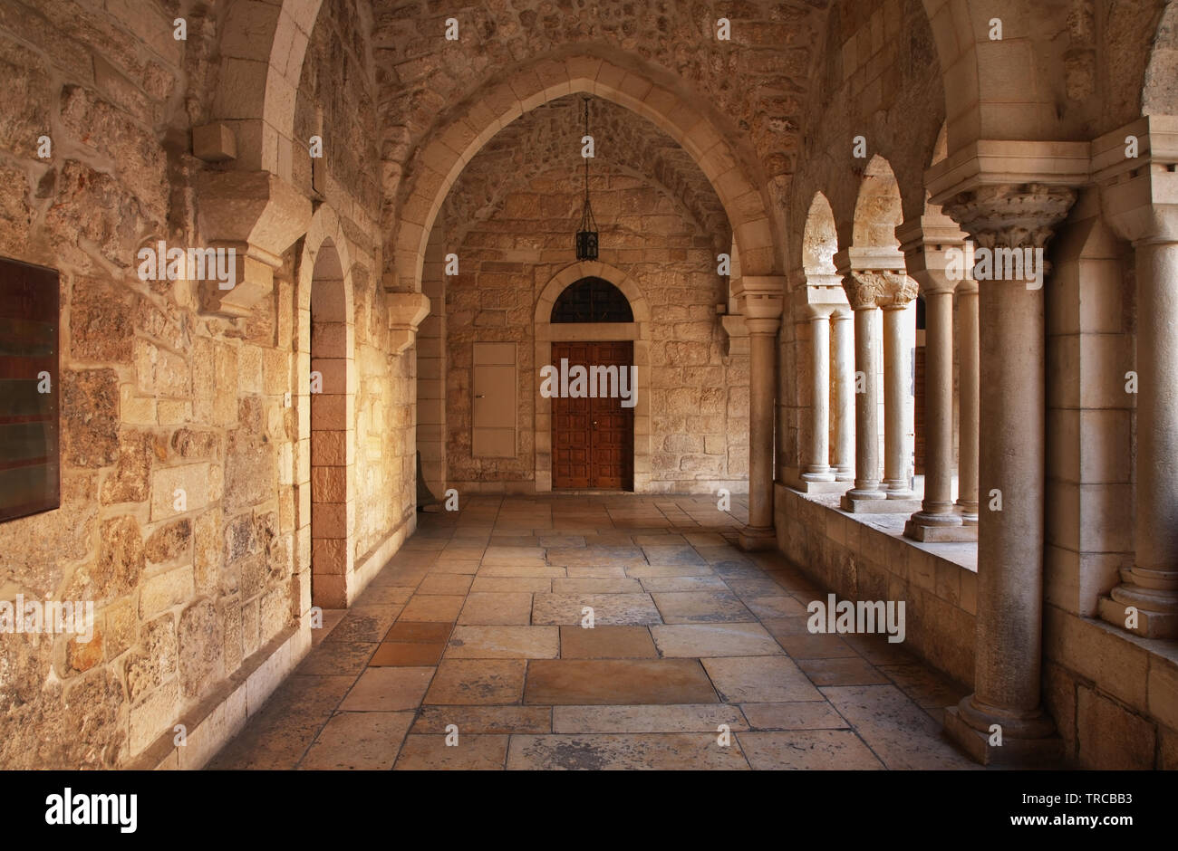 Franciscan Monastery in Bethlehem. Palestinian territories. Israel ...