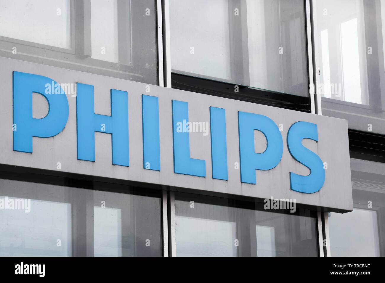 Cologne, Germany - July 2, 2017: Philips logo. Philips is a Dutch ...