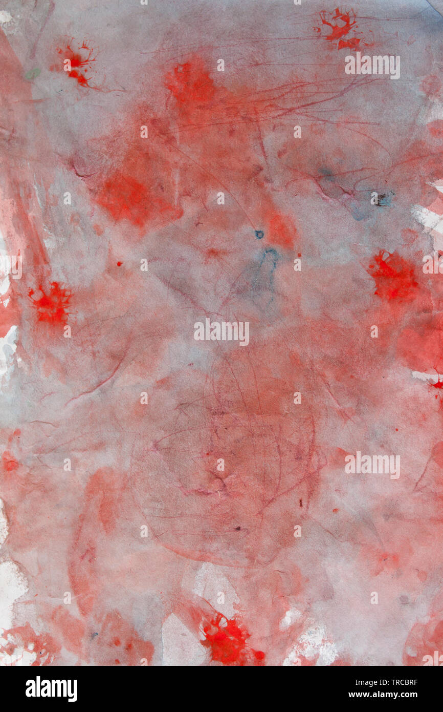 acrylic paint on paper- colorful streaks Stock Photo - Alamy