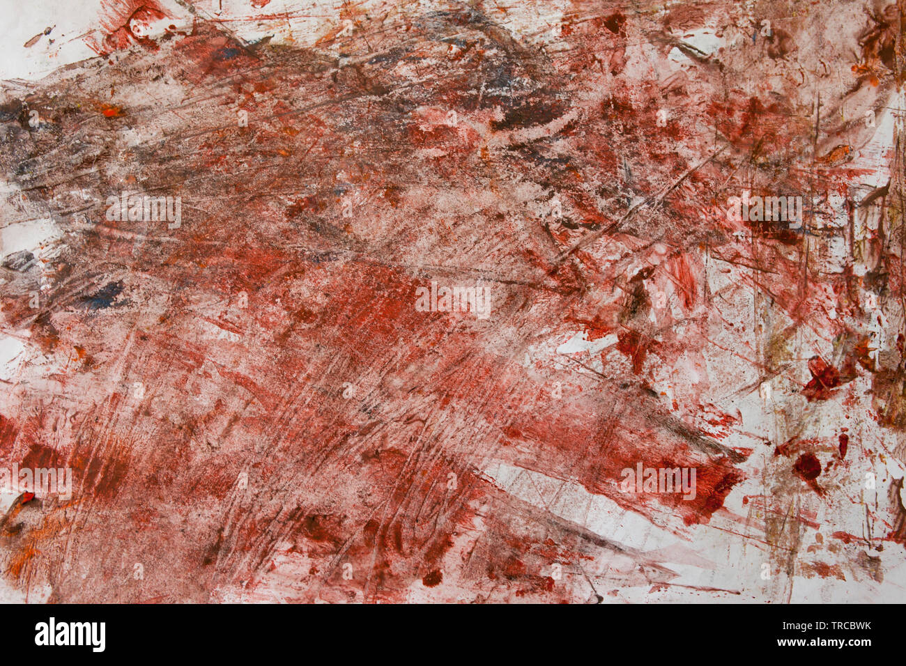 acrylic paint on paper- colorful streaks Stock Photo - Alamy