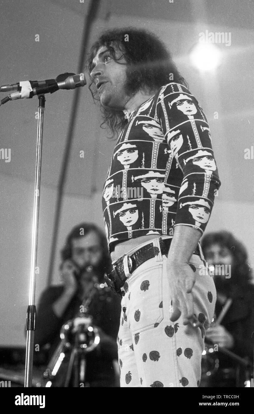 LONDON - JUNE 03: Joe Cocker performs live on stage at Crystal Palace Bowl in London on June 03 ...