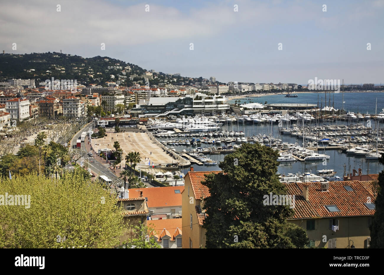 Panoramic view of Cannes. France Stock Photo - Alamy