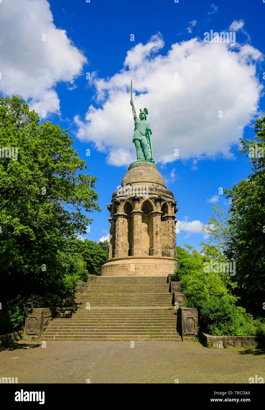 Hermannsdenkmal German Hermann Monument Monument Stock Photos ...