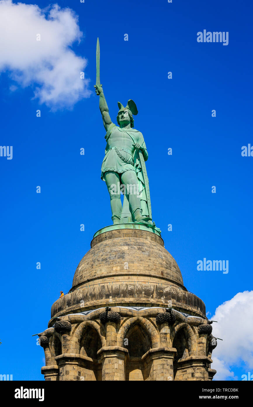 Detmold, Lipperland, North Rhine-Westphalia, Germany - Hermannsdenkmal ...