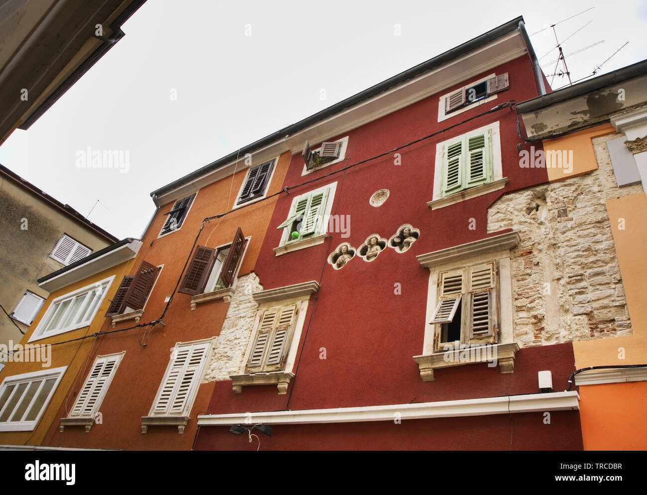 Old street in Pula. Croatia Stock Photo - Alamy