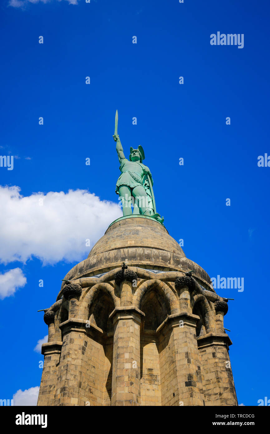 Detmold, Lipperland, North Rhine-Westphalia, Germany - Hermannsdenkmal ...