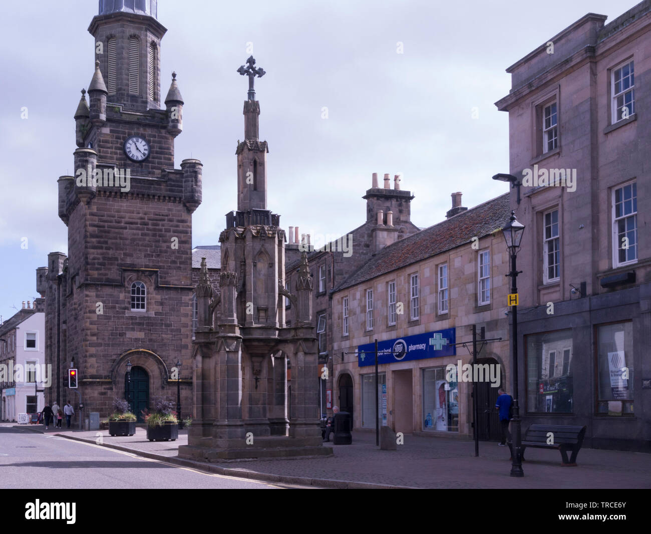 Forres tolbooth with clock face 1838 hi-res stock photography and ...