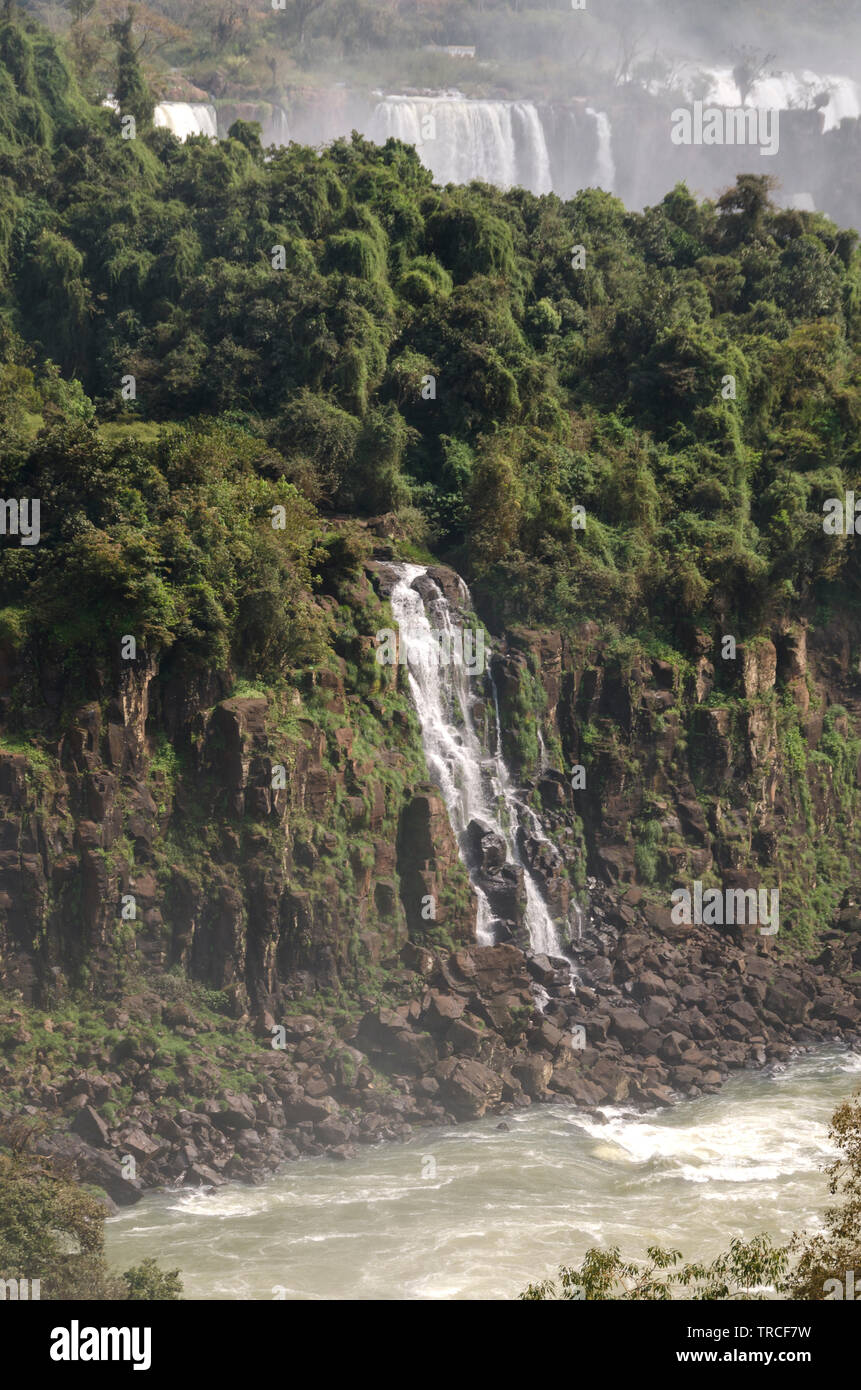 overview of landscape to iguacu waterfalls in Brazil Stock Photo - Alamy