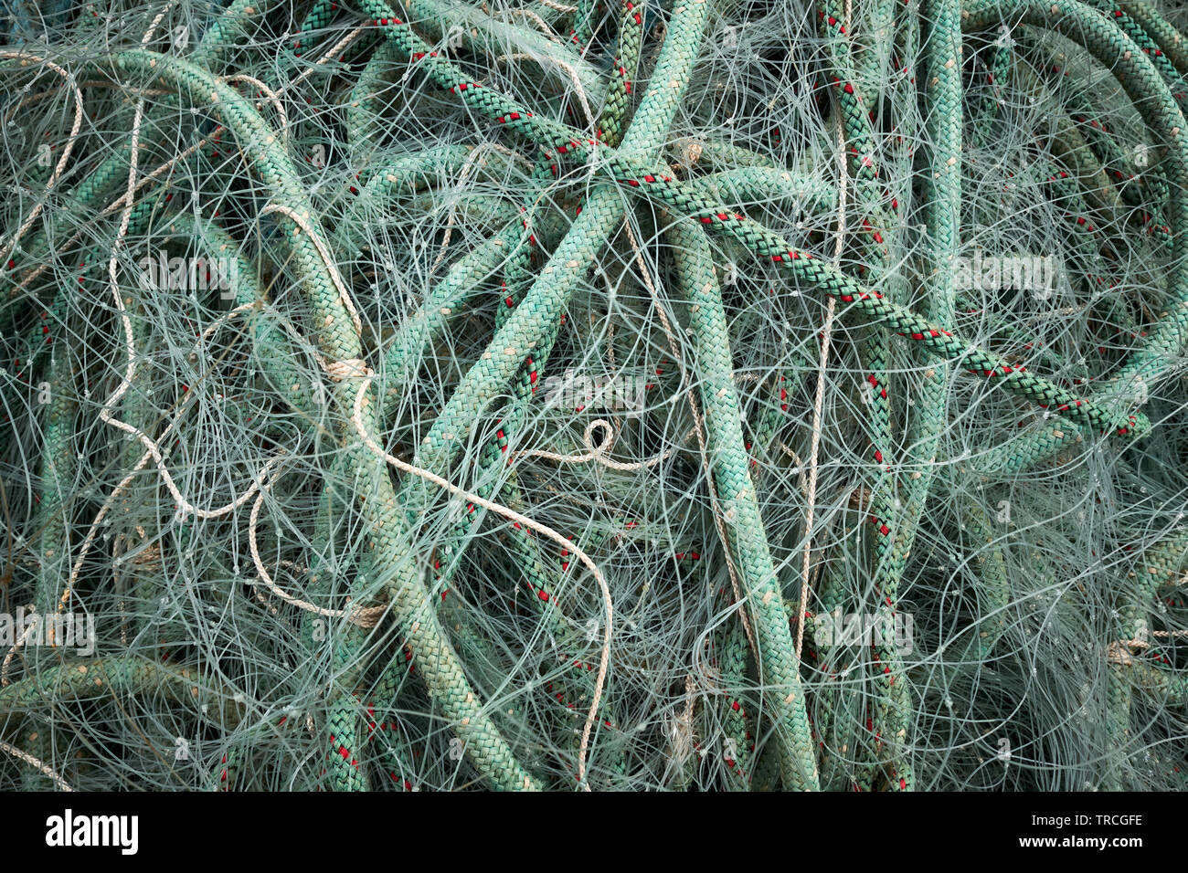 Tangled fishing line on beach hi-res stock photography and images - Alamy