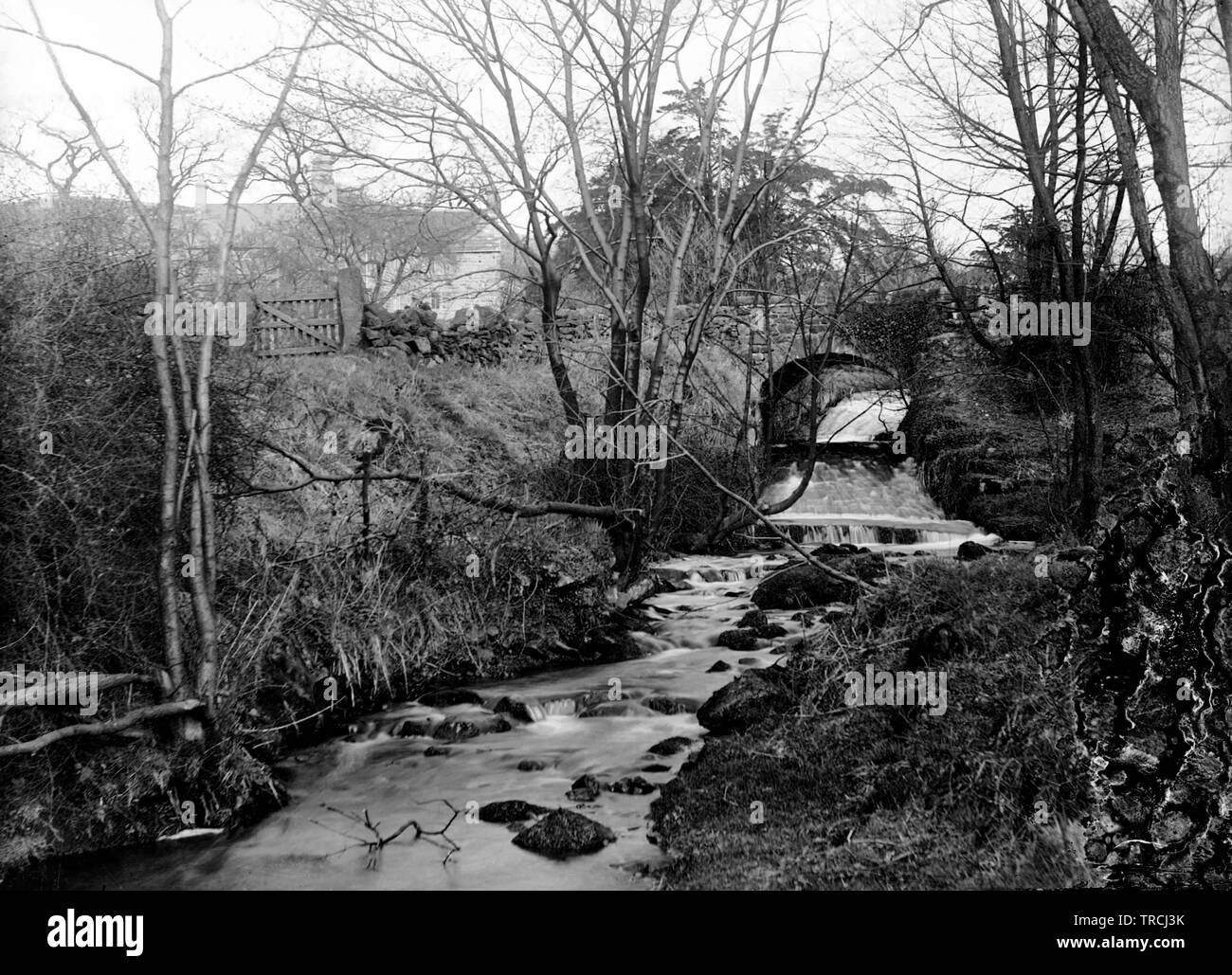 Weir waterway Black and White Stock Photos & Images - Alamy