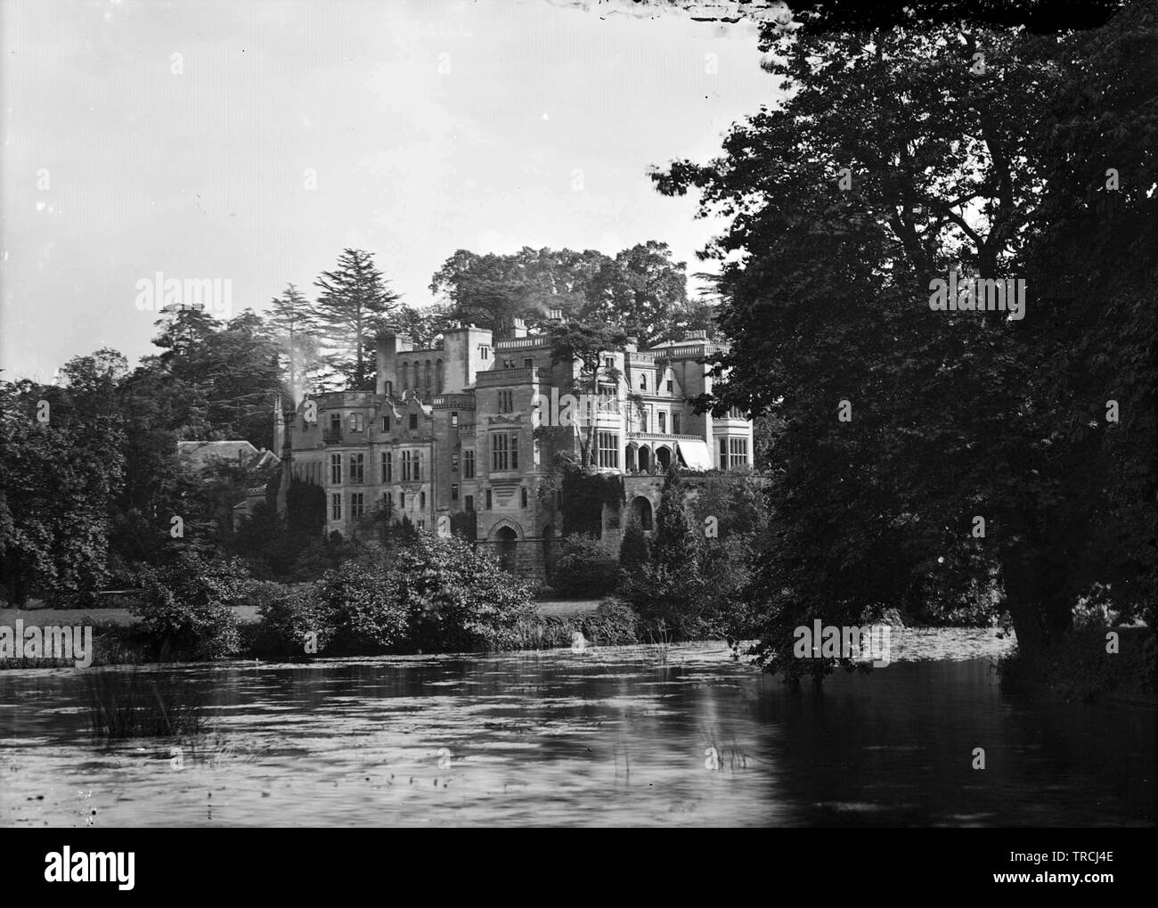 Across the River Avon to Guys Cliffe House, Old Milverton, Warwickshire ...