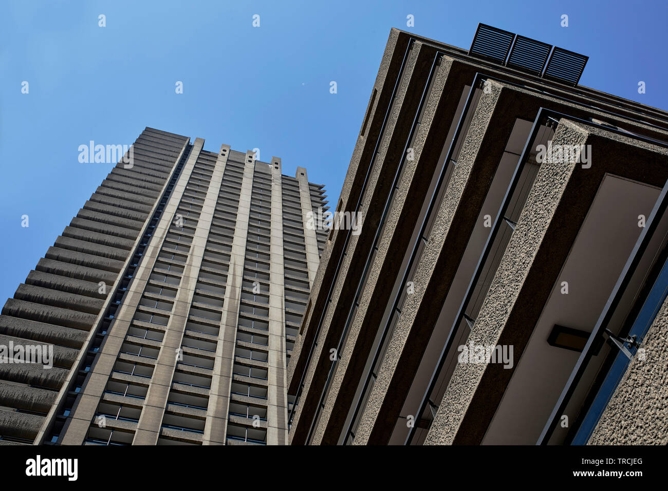Brutal architecture of The Barbican Centre Stock Photo - Alamy