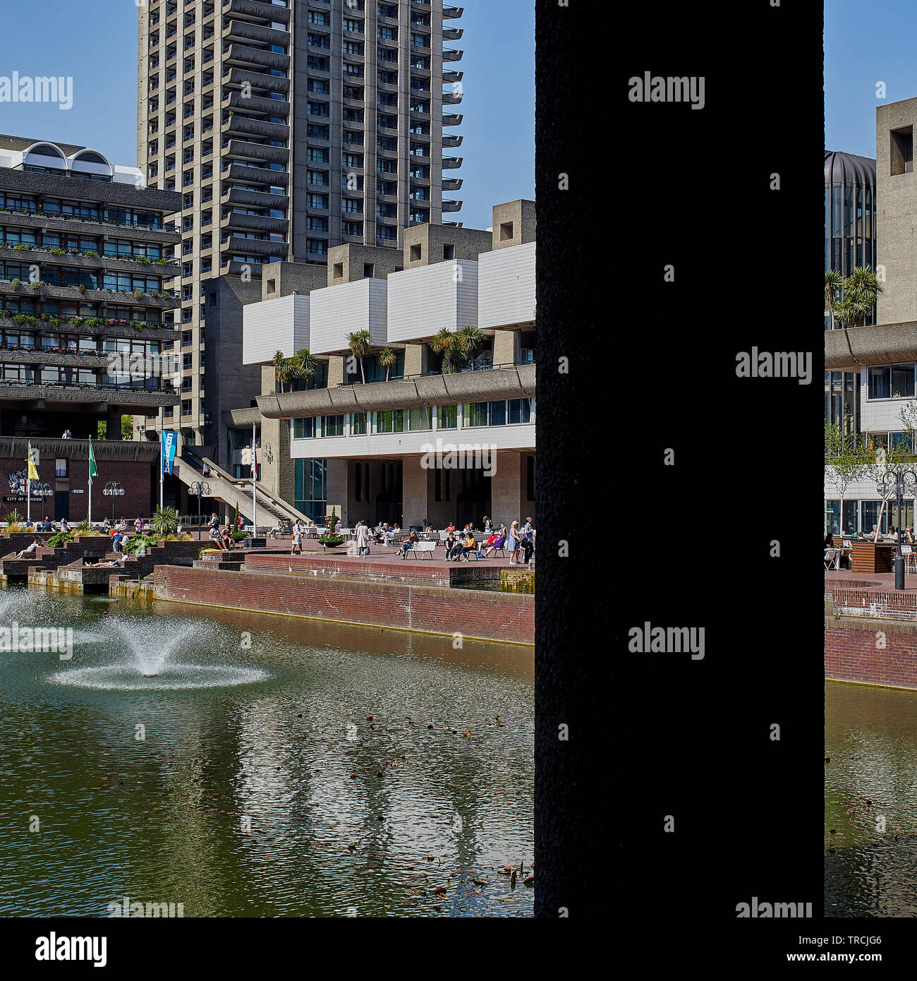 Brutal architecture of The Barbican Centre Stock Photo - Alamy