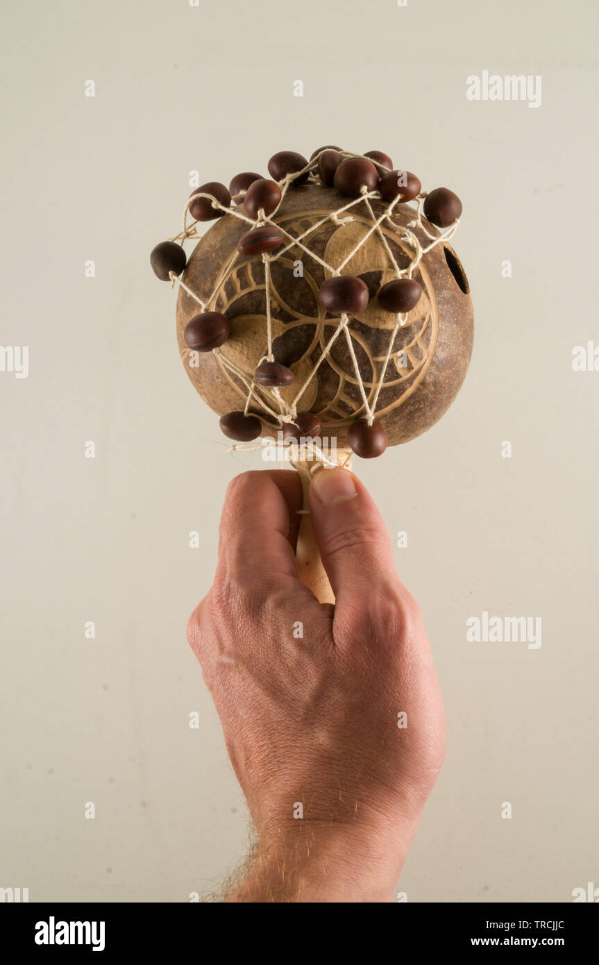 cuban music instrument maracas on a isolated background Stock Photo - Alamy