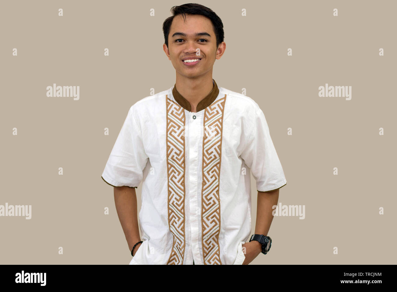 Cute muslim young man hi-res stock photography and images - Alamy