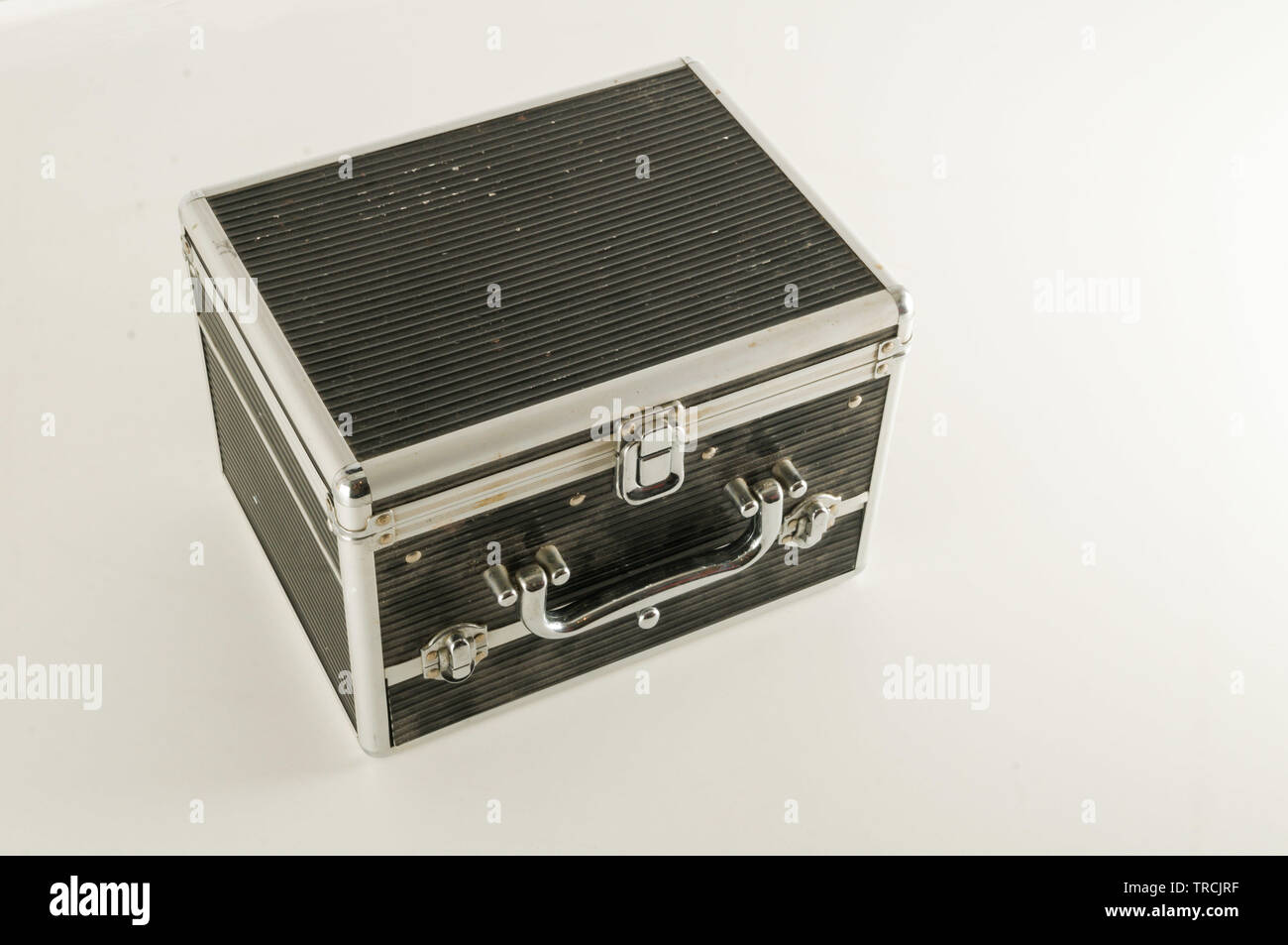 empty metal money security box isolated on white background Stock Photo ...