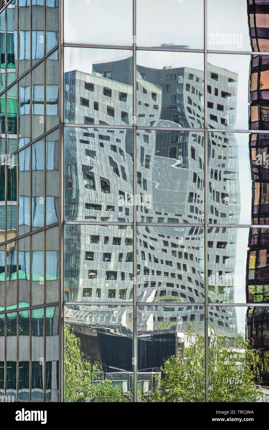 Rotterdam, The Netherlands, June 2, 2019: apartment building Karel ...