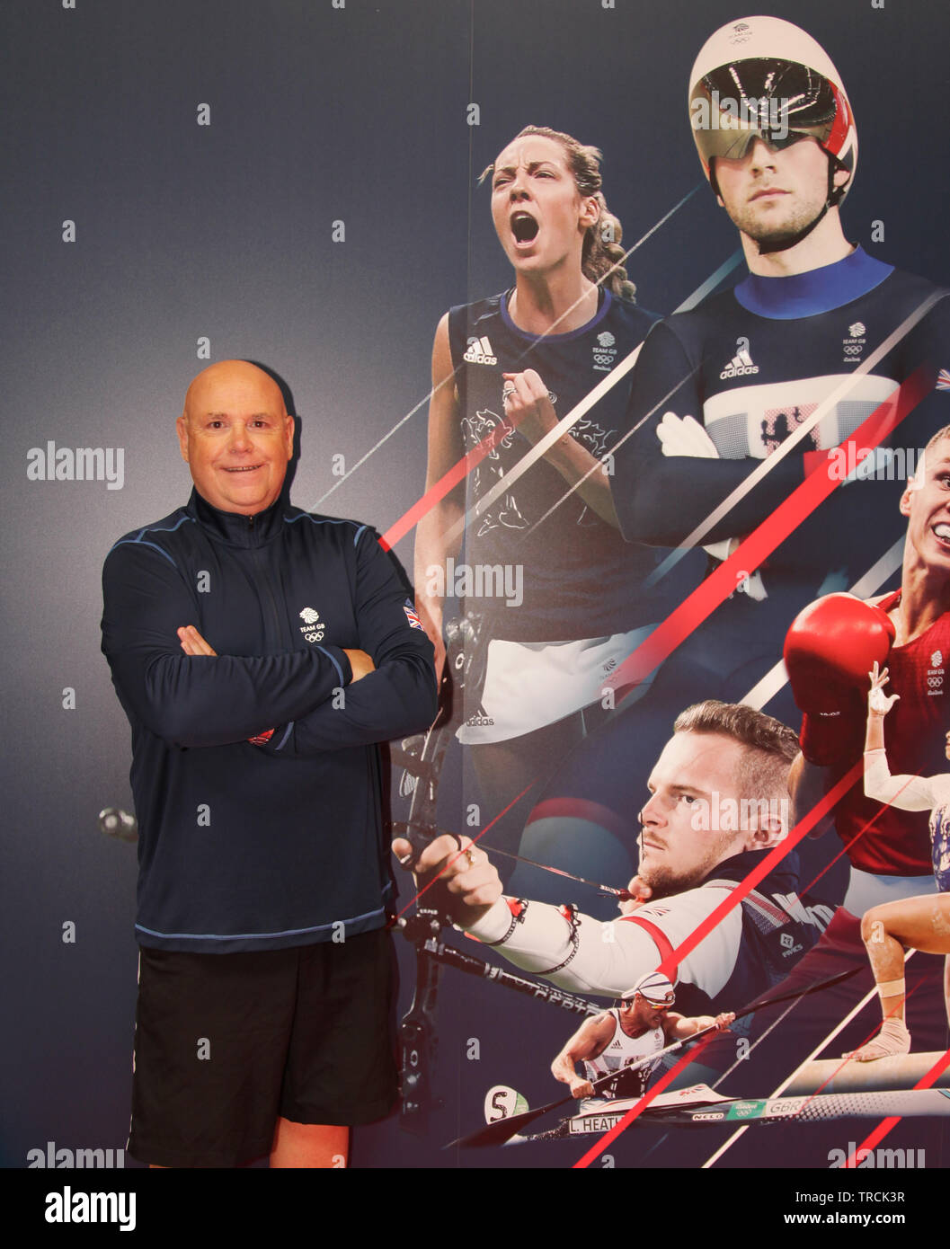 Birmingham, UK, 3, June, 2019. Members of Team GB at the “kitting out ...