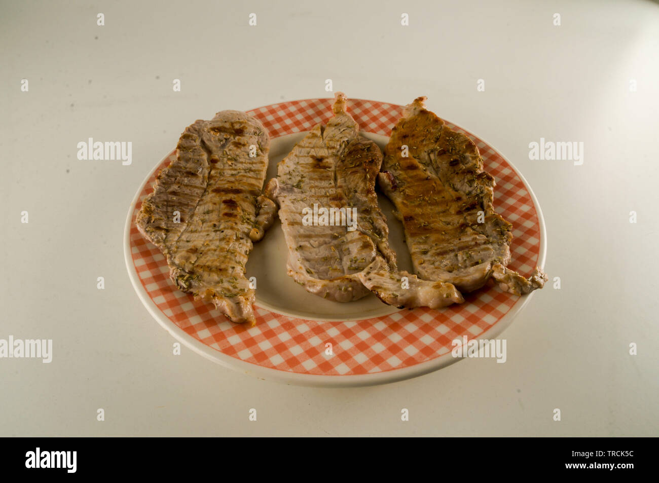 Grilled healthy white chicken meat food on a dish Stock Photo - Alamy