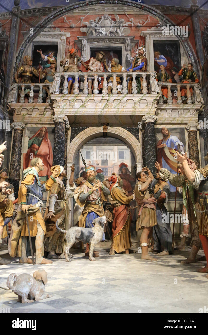 La foule des Juifs lors de la présentation de Jésus-Christ "Ecce homo ...