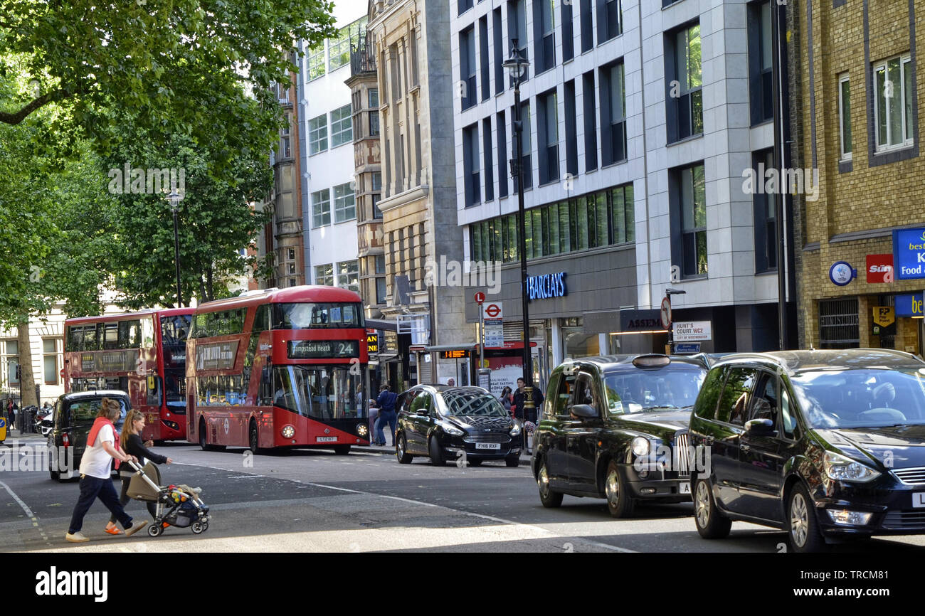 London, United Kingdom, June 2018. The appearance of the city around ...