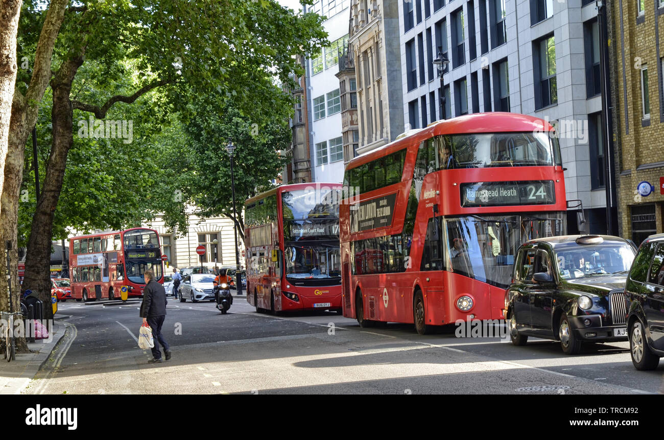 London, United Kingdom, June 2018. The appearance of the city around ...